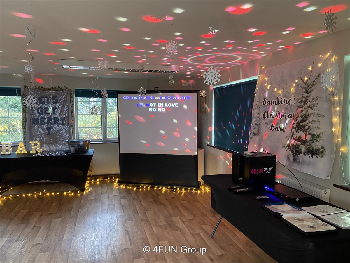 Karaoke Party Package with Karaoke Machine, Projector, Speaker and ...