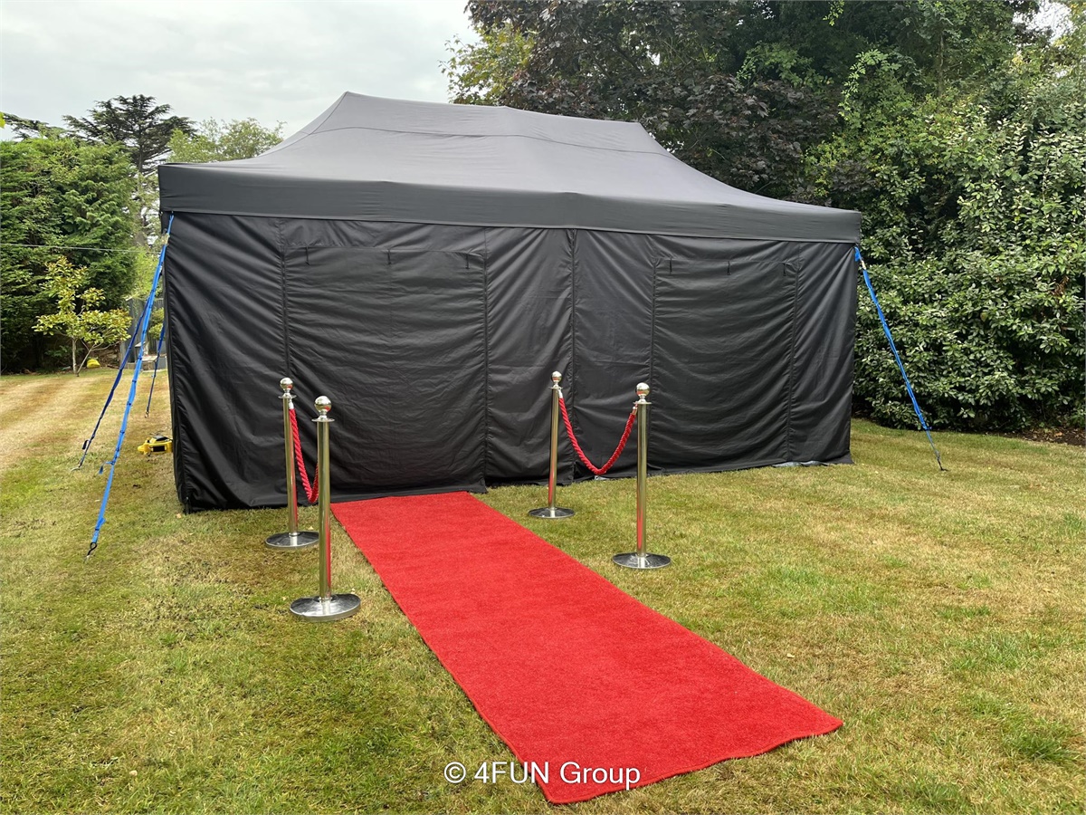 VIP Tent LARGE (6m x 3m) includes Overnight Hire
