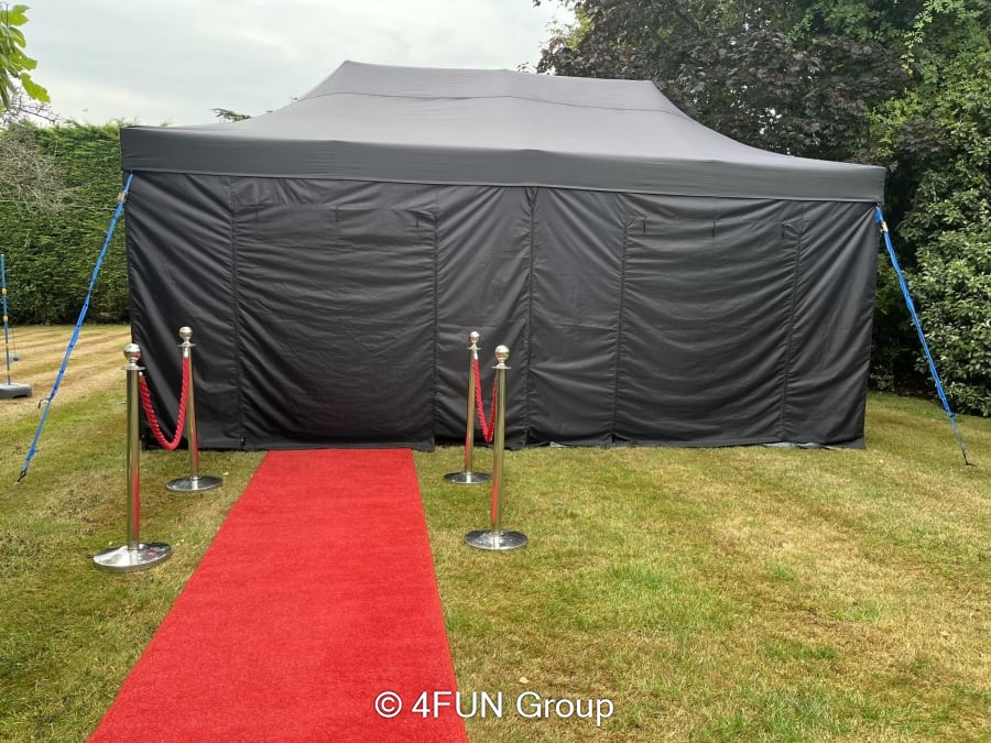 VIP Tent LARGE (6m x 3m) includes Overnight Hire