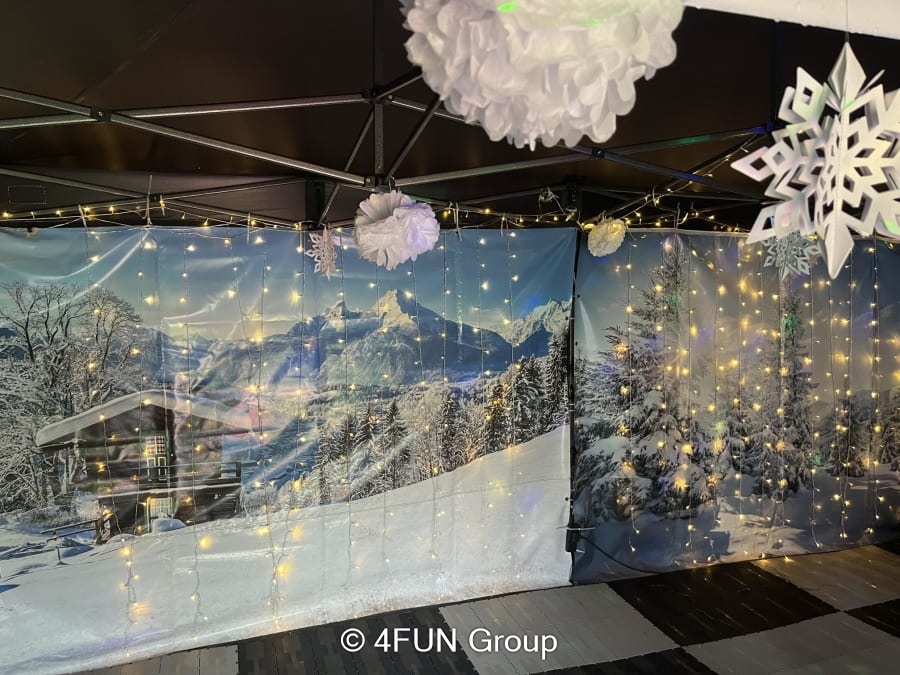 Winter Alpine Party Tent for hire