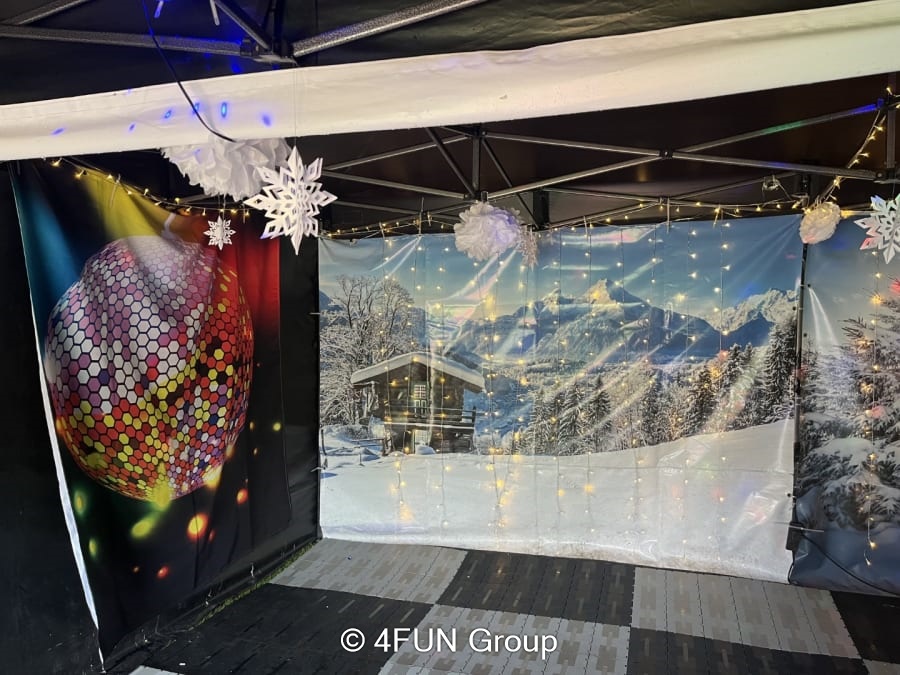 Winter Alpine Party Tent for hire