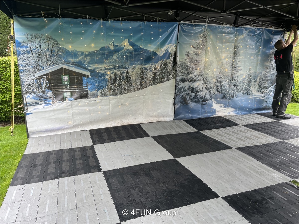 Winter Alpine Party Tent for hire